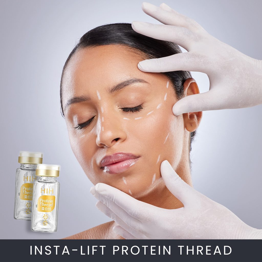 Online 24k Gold Insta-Lift Protein Thread Facial Course | The Online ...